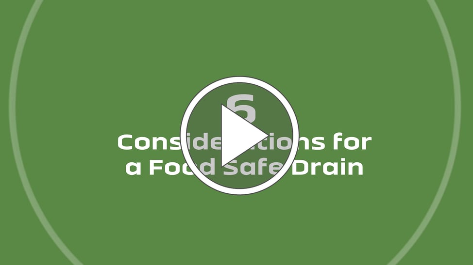 Food-Safe Drainage Design